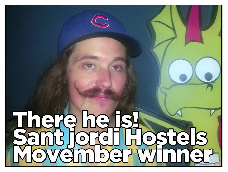 Sant Jordi Hostels Movember Winner - Sant Jordi Hostels